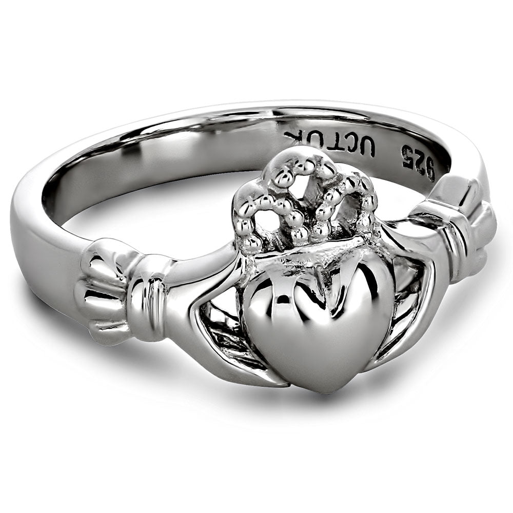 Ladies Silver Claddagh Ring ULS-6163.– CladdaghRING.com